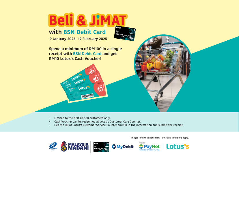 Cards Promotions / Campaigns | BSN Malaysia