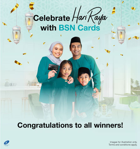 Celebrate Hari Raya with BSN Cards winners | BSN Malaysia
