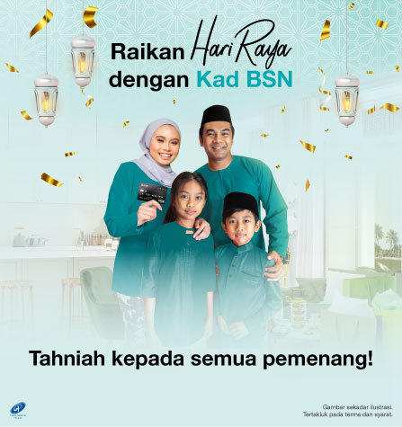 Pemenang Kempen Raikan Hari Raya dengan Kad BSN | BSN Malaysia