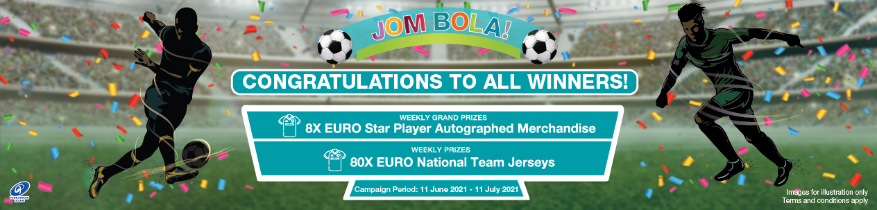Jom Bola Campaign winners announcement | BSN Malaysia