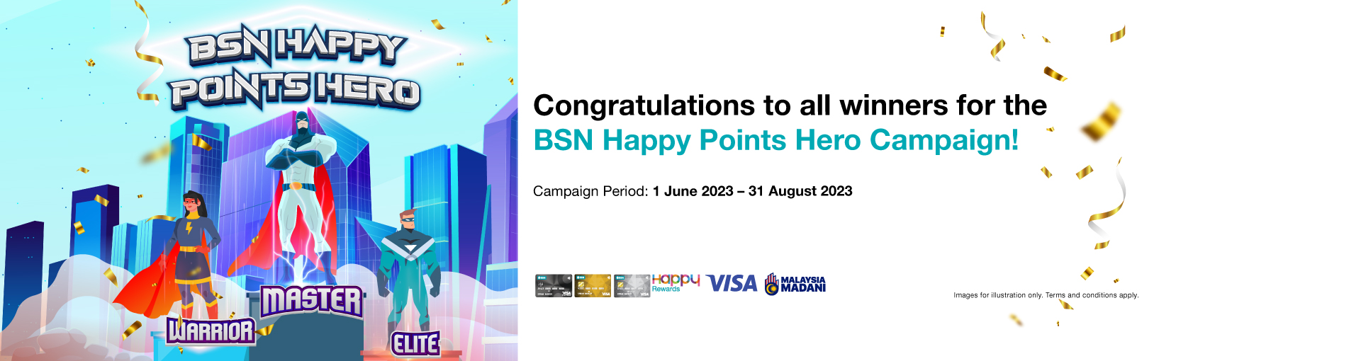 BSN Happy Points Hero Campaign – Winners’ announcement | BSN Malaysia