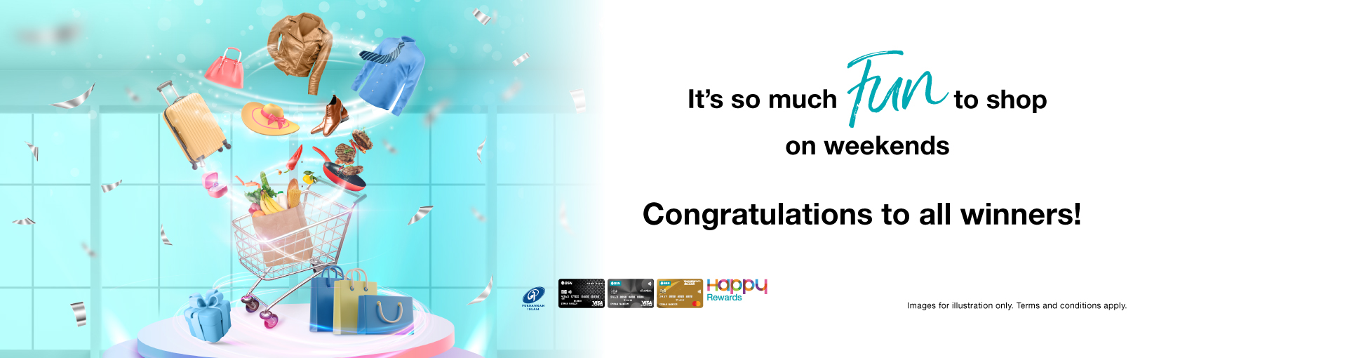 Congratulations to Weekend Shopping Spree Campaign Winners | BSN Malaysia