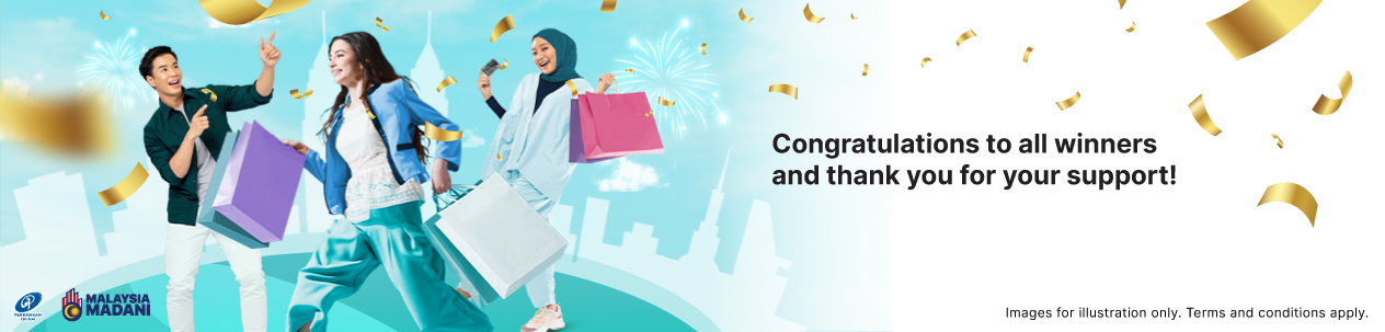 New Year Cashback campaign – Winners’ announcement | BSN Malaysia
