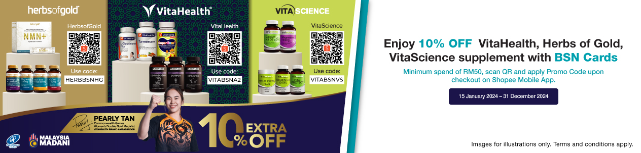 Get 10% OFF supplements for your health with BSN Cards | BSN Malaysia