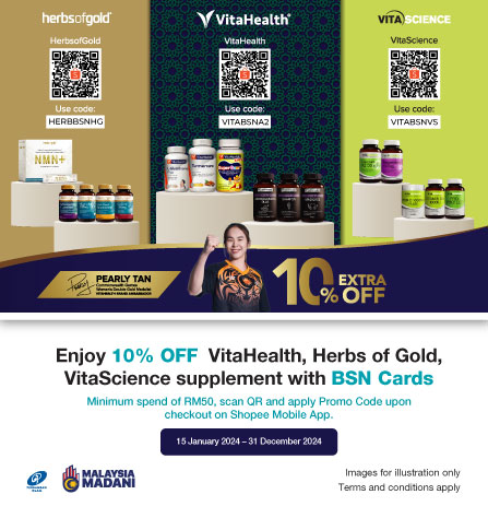 Get 10% OFF supplements for your health with BSN Cards | BSN Malaysia
