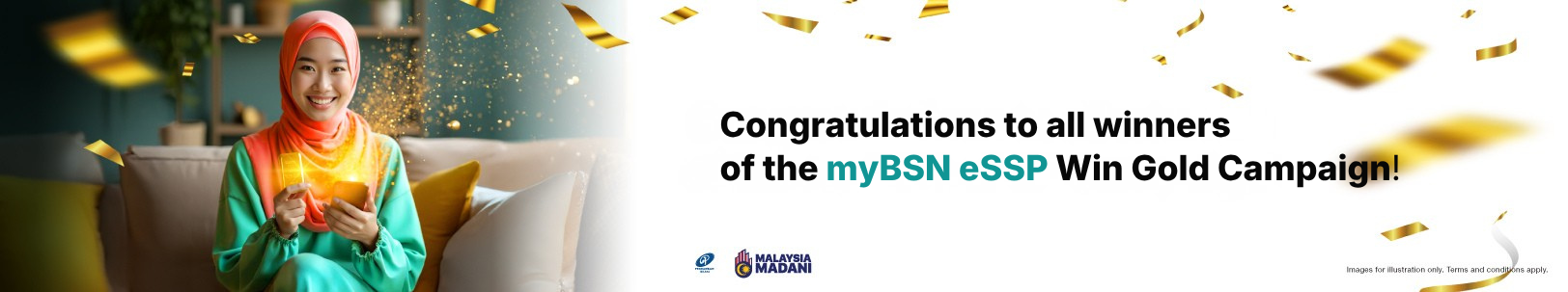 myBSN eSSP Win Gold 2025 Campaign - Winners’ announcement | BSN Malaysia