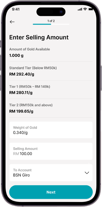 BSN MyGold Account-i | BSN Malaysia