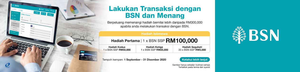 Kempen Lakukan Transaksi dengan BSN dan Menang | BSN Malaysia